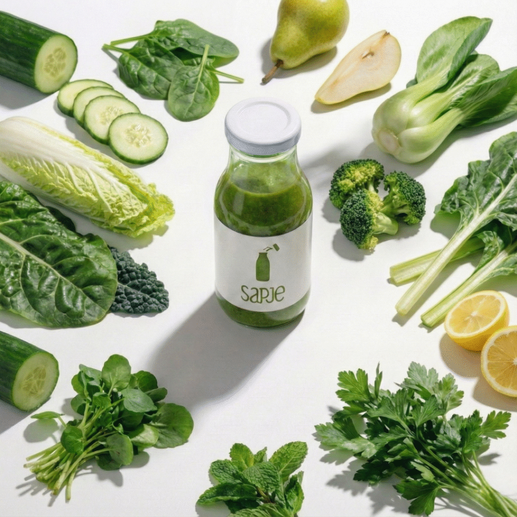 Gezond biologisch slowjuice groentesap, detox met een sapkuur | Sapje