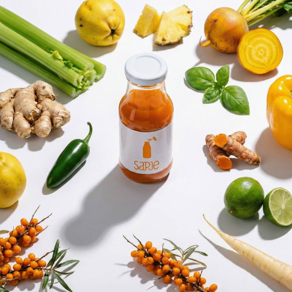 Gezond biologisch slowjuice groentesap, detox met een sapkuur | Sapje