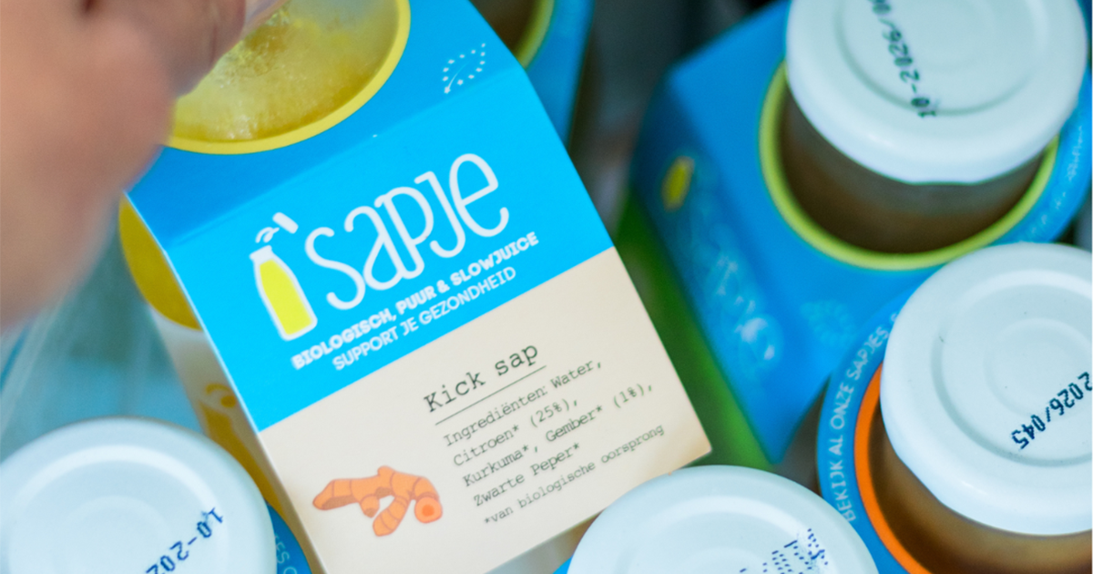 Zo werkt Sapje | Gezonde Biologische Sapjes thuis - Sapje